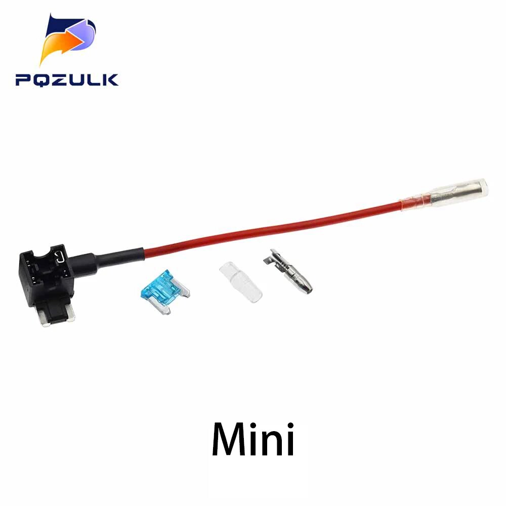 PQZULK Мини автомобильный держатель предохранителя 10А 10A, Lucency Mini