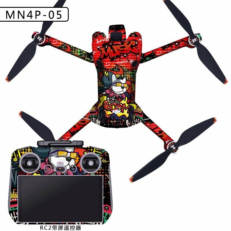 Дрон MN4P-05 с наклейками, Цвет: 05 RC 2