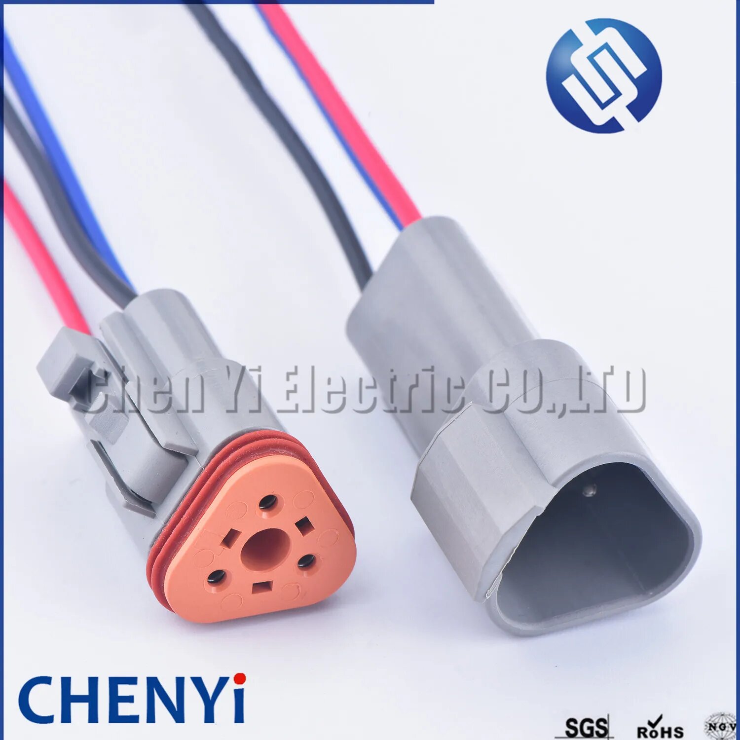 Герметичный разъем DT06-2S, 3P