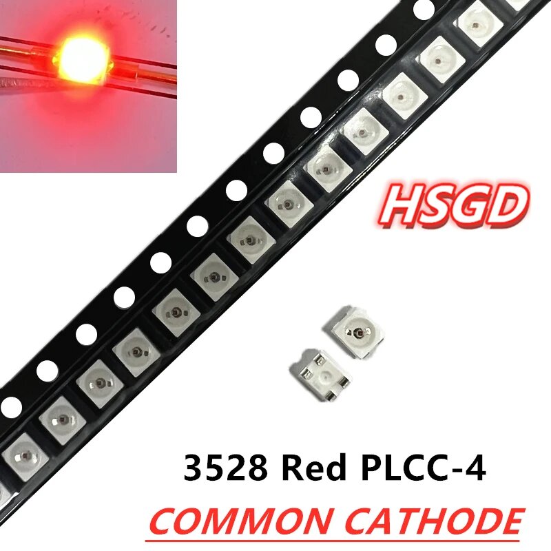 Светодиоды XHFA LIGHT LSE6SF-V2BA-1-1 красные PLCC-4 3528