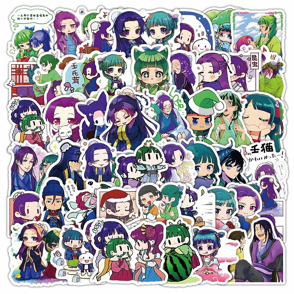 Наклейки Maomao Jinshi, цвет 50pcs