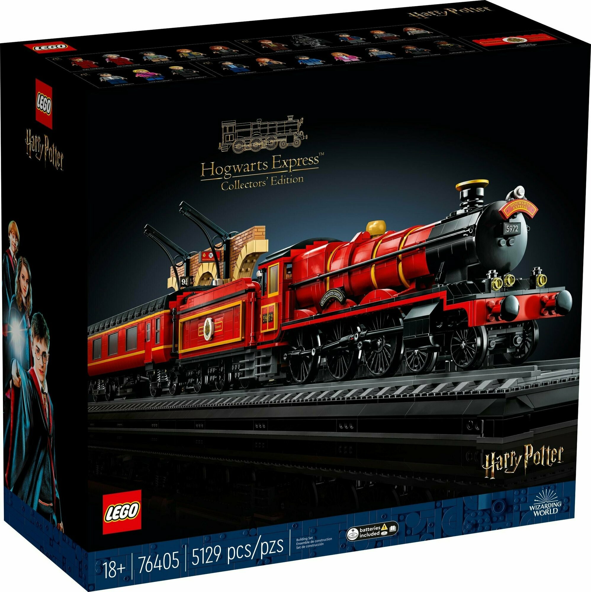 Конструктор LEGO Harry Potter 76405 Хогвартс-экспресс, 5129 дет, 20 минифигурок