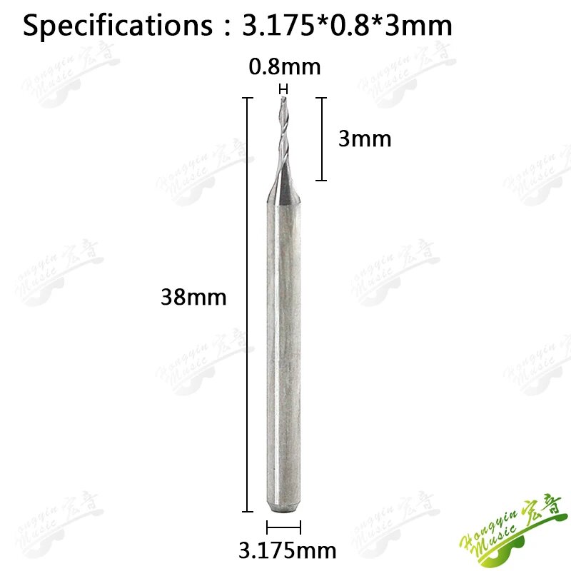 Фреза HONGYIN 3.175x0.8x3 мм