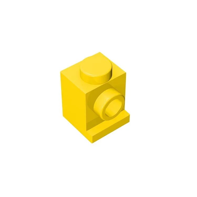 Желтый LEGO кирпич 1x1 с камерой