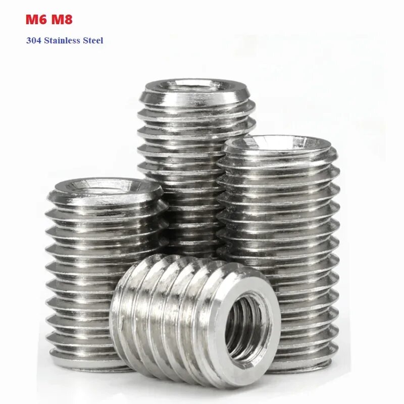 Гайки M6 M8 из нержавеющей стали 304 M6xM8x8mm