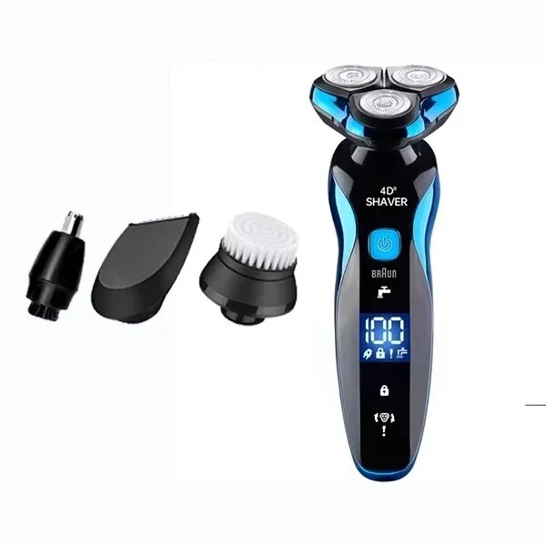 Электробритва MIJIA 4D серого цвета 4-in-1 Shaver