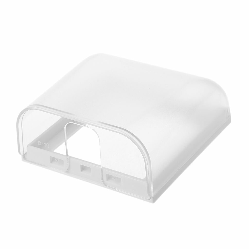 Розетка,86 тип коробка для переключателей и розеток водонепроницаемая - белая