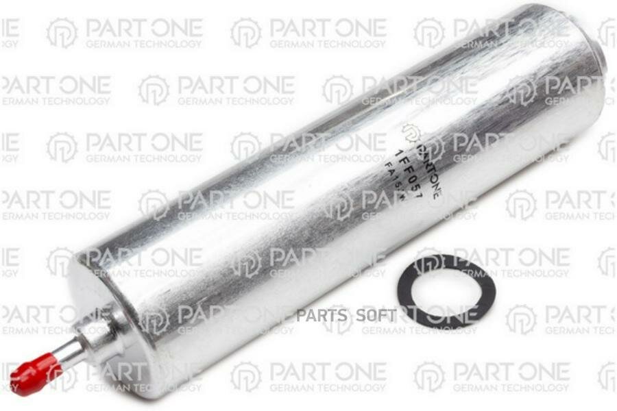 1FF057 PART-ONE Фильтр топливный BMW 5-serie E60/E61 2.0D-3.0D 03-10, 5-serie (F07/F10/F11) 2.0D-3.0D 09>, X5 E70/F15/F85 2.0D-3.0D 07>, 55x251, d=8mm