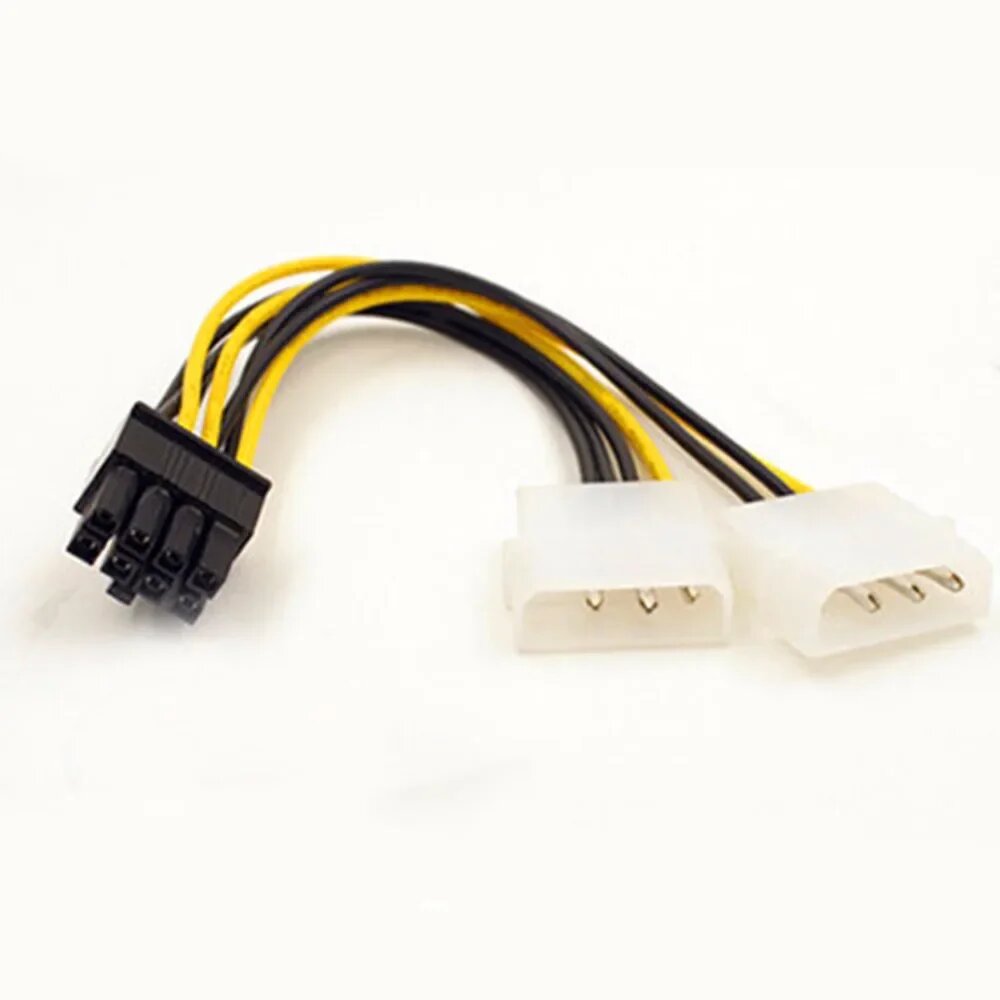 Кабель питания PCI-E 8-pin на два Molex — фото 1