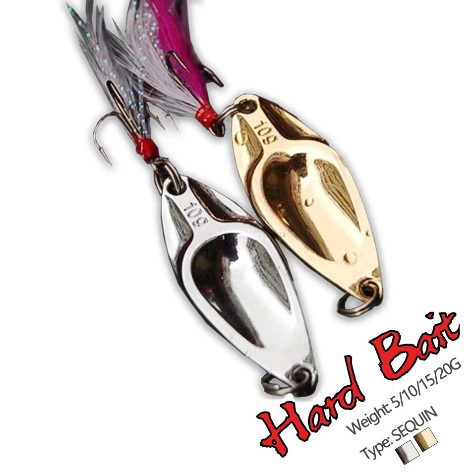 Жесткая блесна воблер для ловли карпа 10g Gold