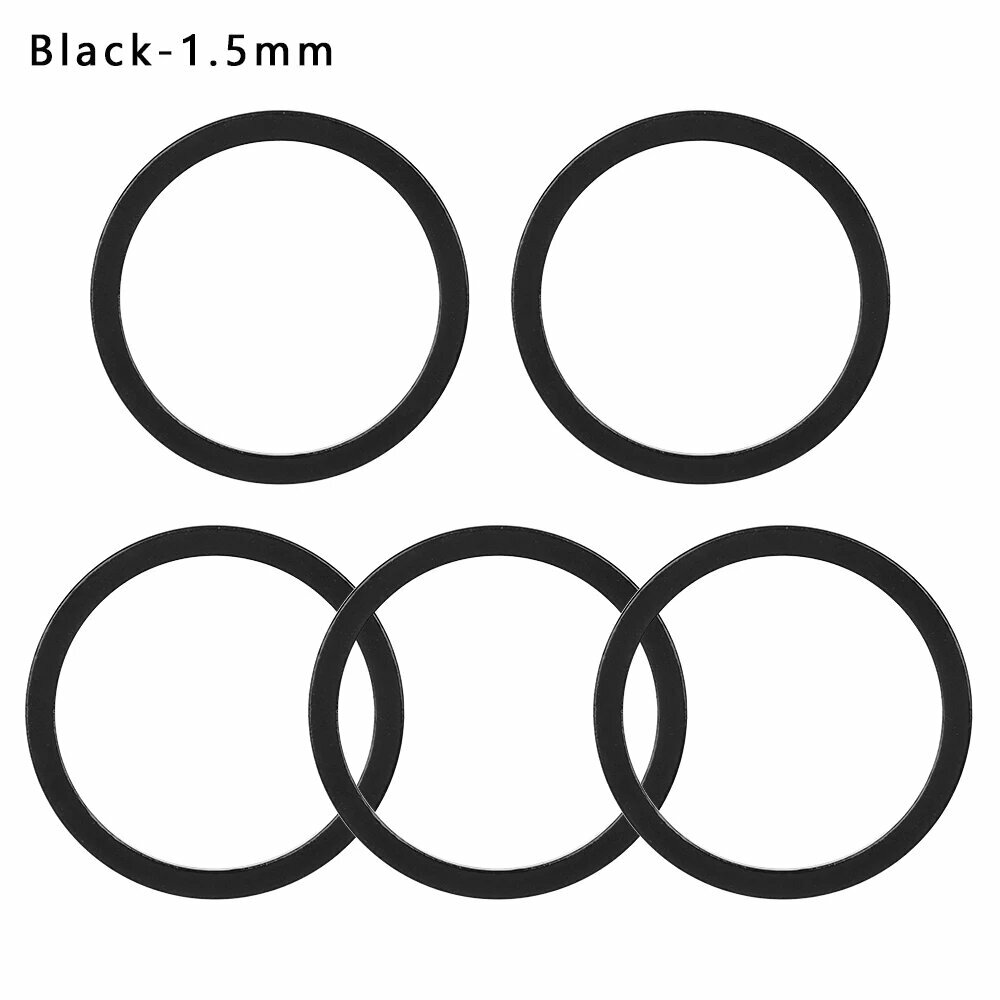 5 шт. уплотнительные кольца Black 1.5mm, черные
