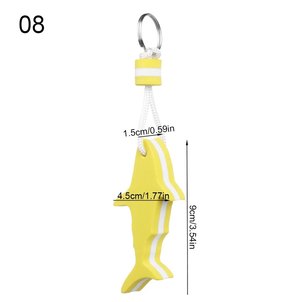 Брелок для ключей Рыбка, желтый, 9 см, Color: 8