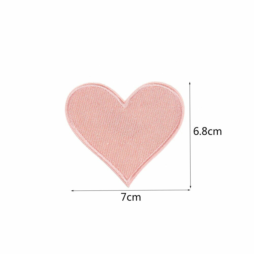 Карнавальная вышитая утюгом нашивка в форме сердца нашивки аппликация для одежды курток шляп рюкзаков джинсов