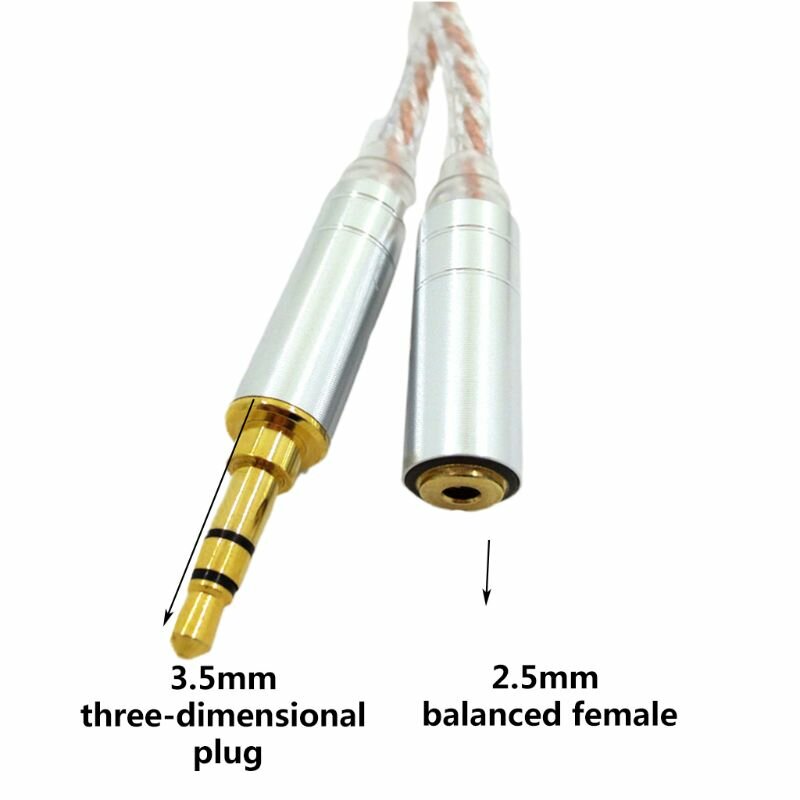 Аудиокабель HiFiMan ZX300A balanced mutual transfer audio cable-3.5 stereo revolution 2.5 сбалансированный женский кабель