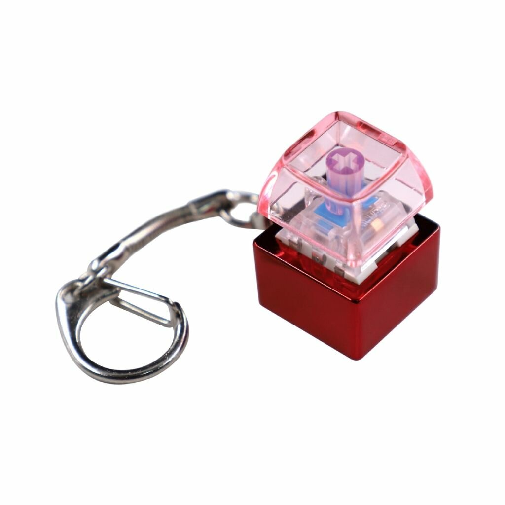 (1шт) Брелок для клавиатуры тестера вала-красный