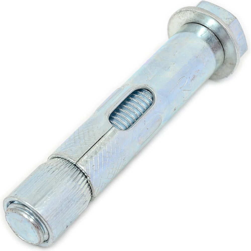 Анкерный болт металлсервис М20×100 стальной желтопассивированный для надежного крепления, один шт, артикул