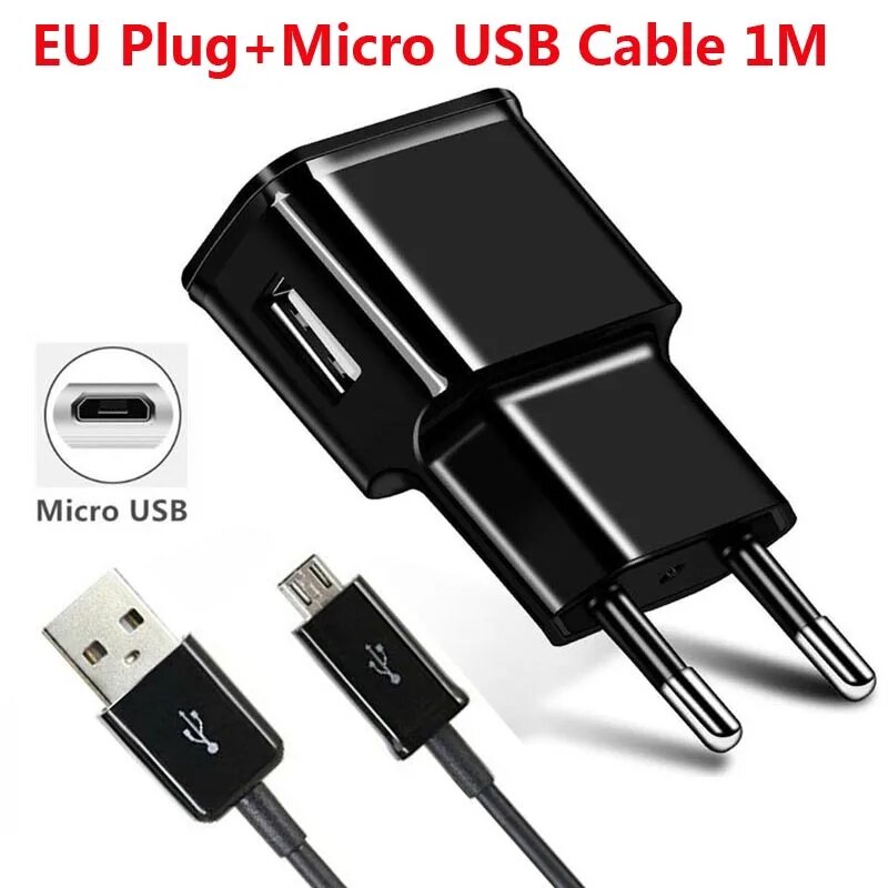 Быстрое зарядное устройство для телефона LG G4 H812 H811 G6 G7 Plus X Черный, Micro Charger Black
