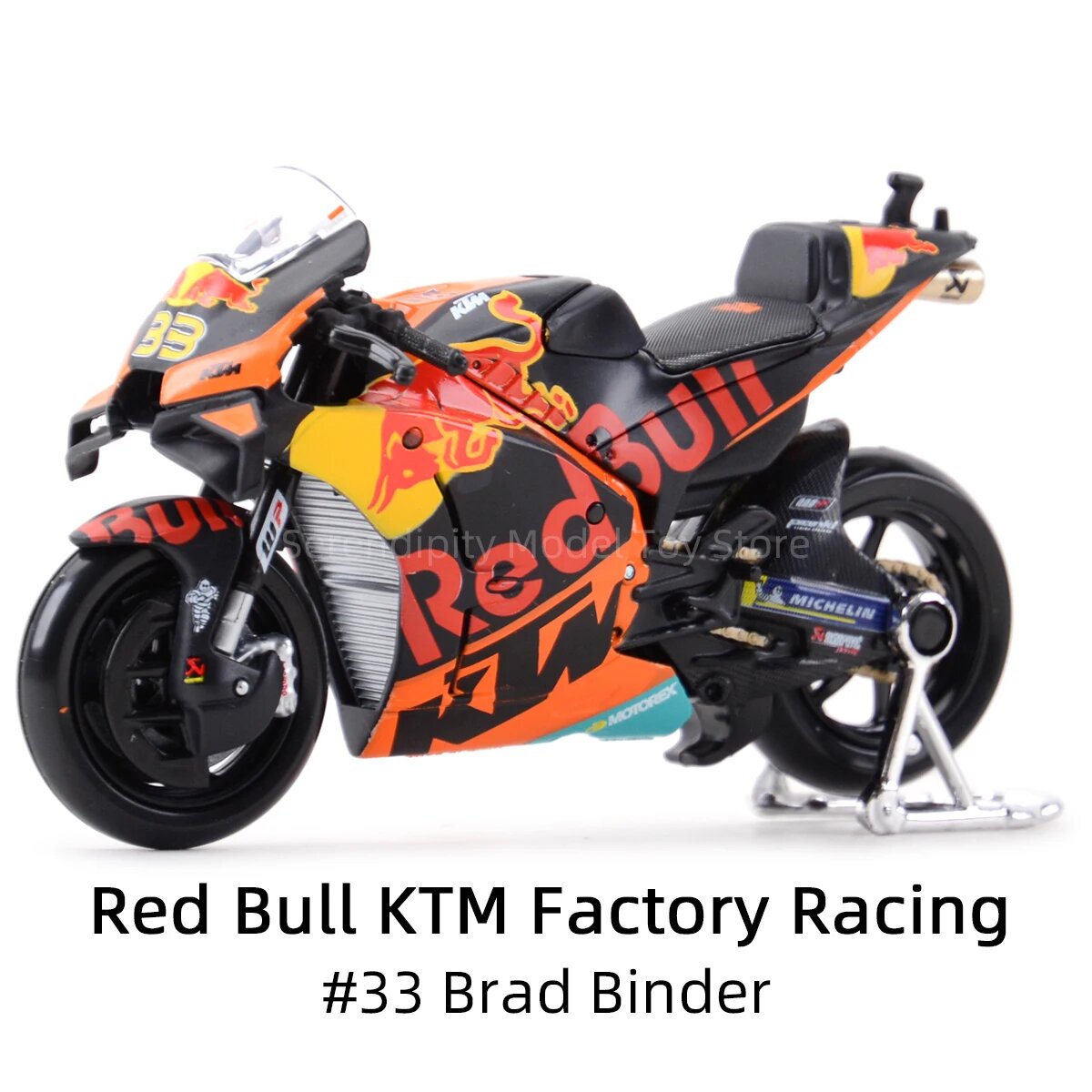 Мотоцикл Maisto Red Bull KTM #33 Brad Binder 1:18
