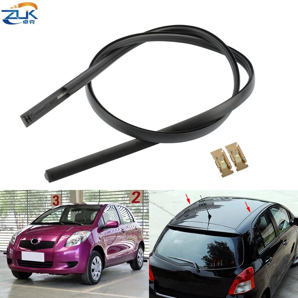 Молдинги на крышу ZUK для Toyota Yaris/Vitz/Vios 2009-2011, Left and Right