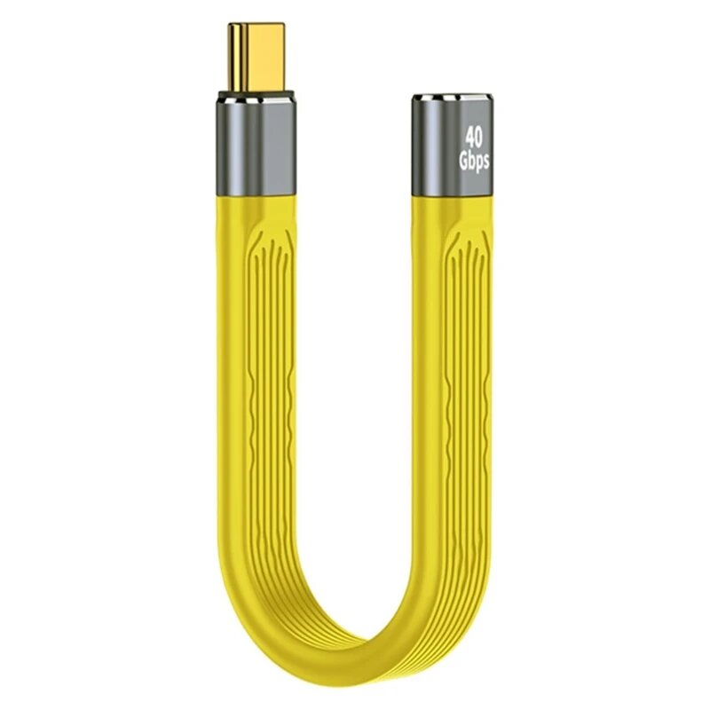 Кабель USB C 40 Гбит/с, желтый