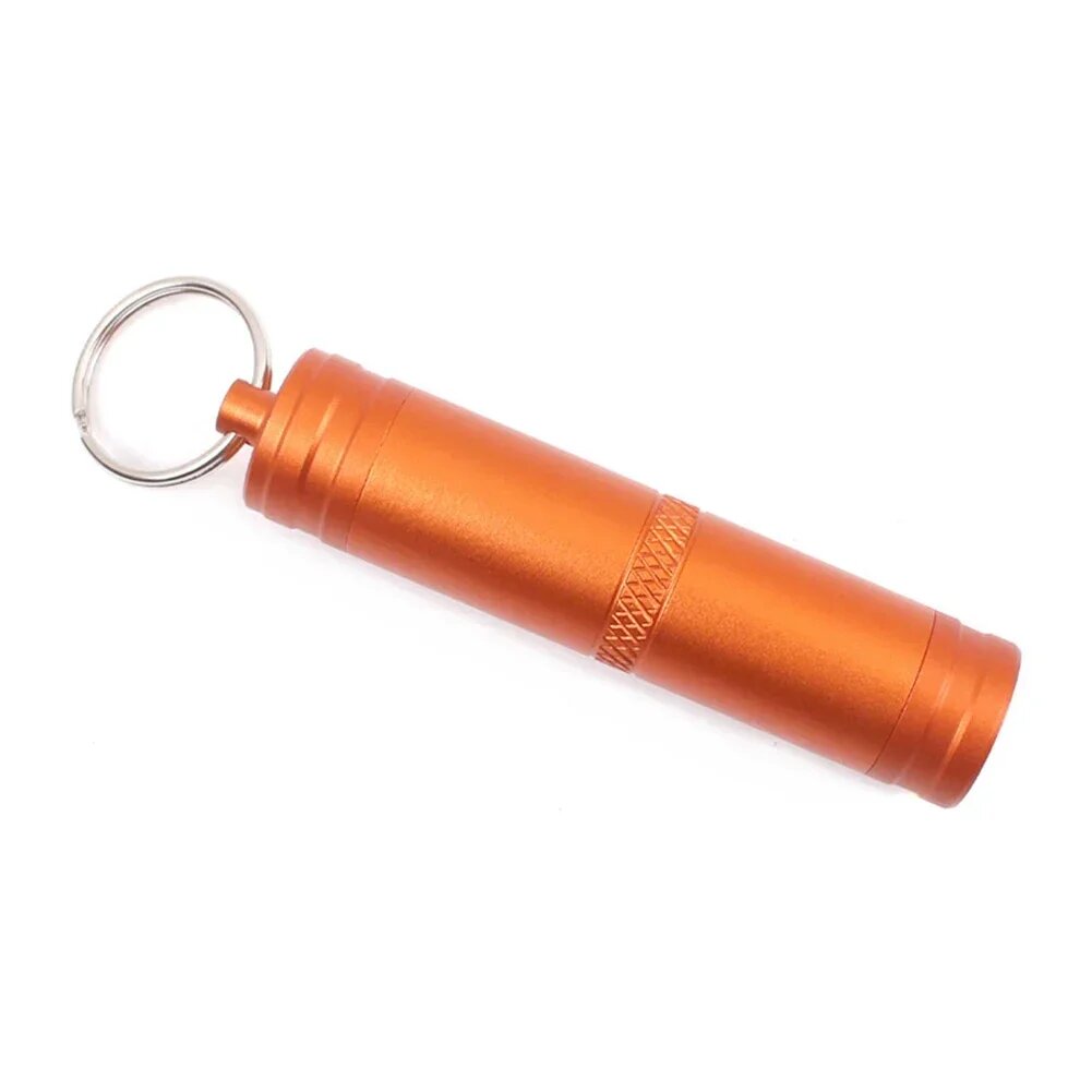 Оранжевая водонепроницаемая капсула для выживания