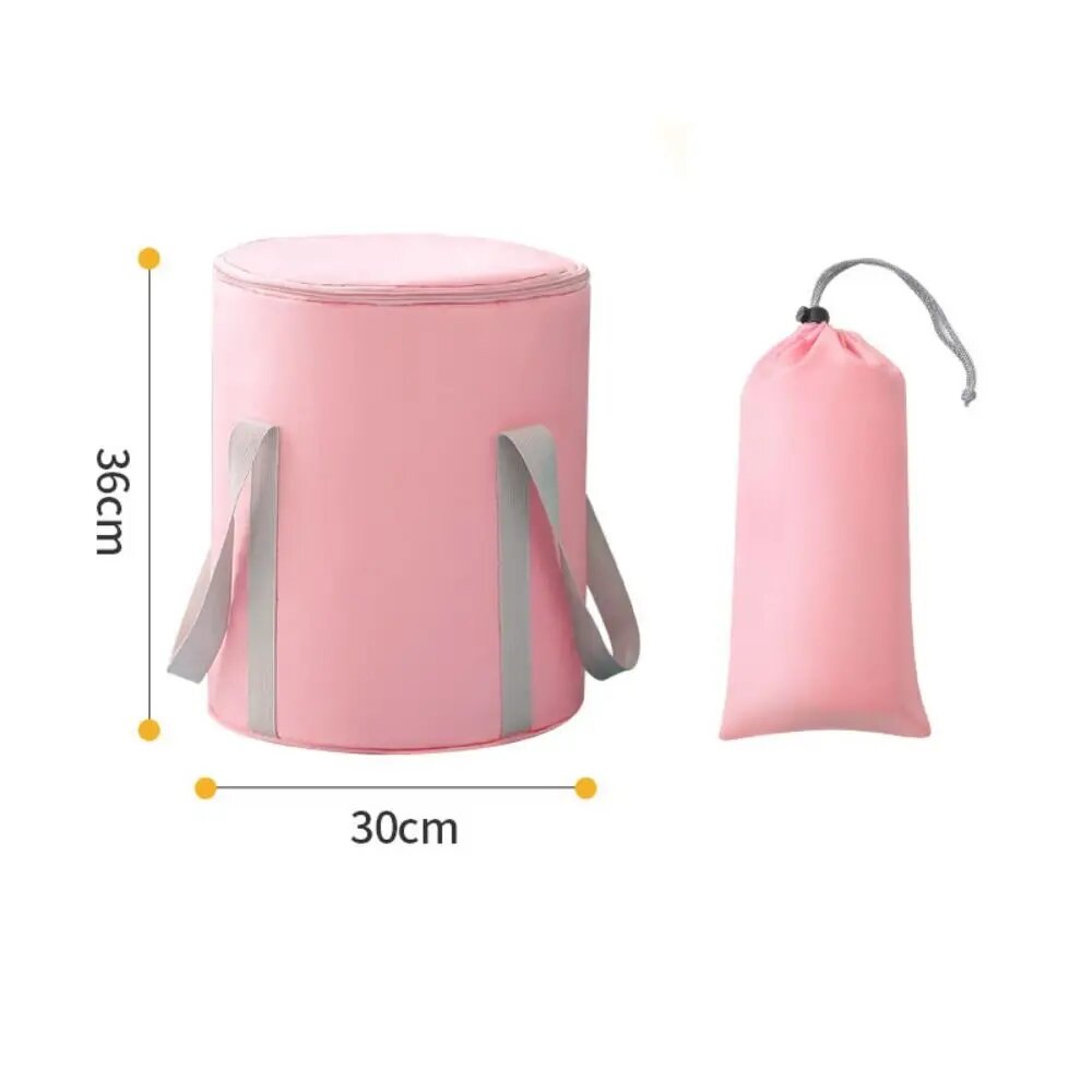 Складная портативная ванночка для ног Розовый, Pink-M
