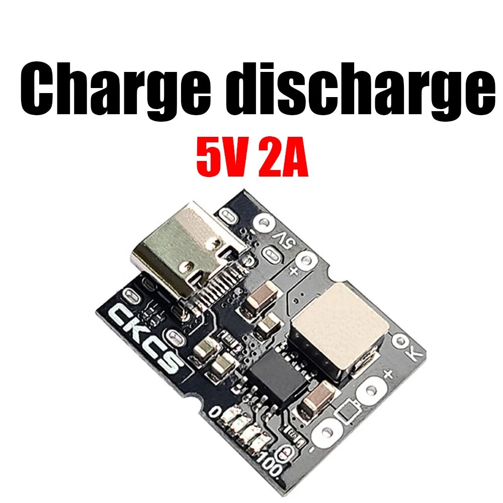 Зарядный модуль DykbRadio USB Type-C 5В 2А для 18650 аккумуляторов
