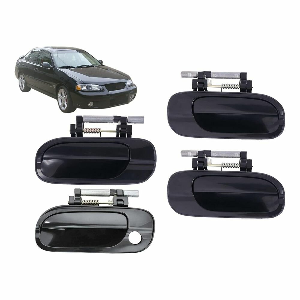 Комплект наружных дверных ручек MyPads для Nissan Sentra 2000-2006 (4 шт.)