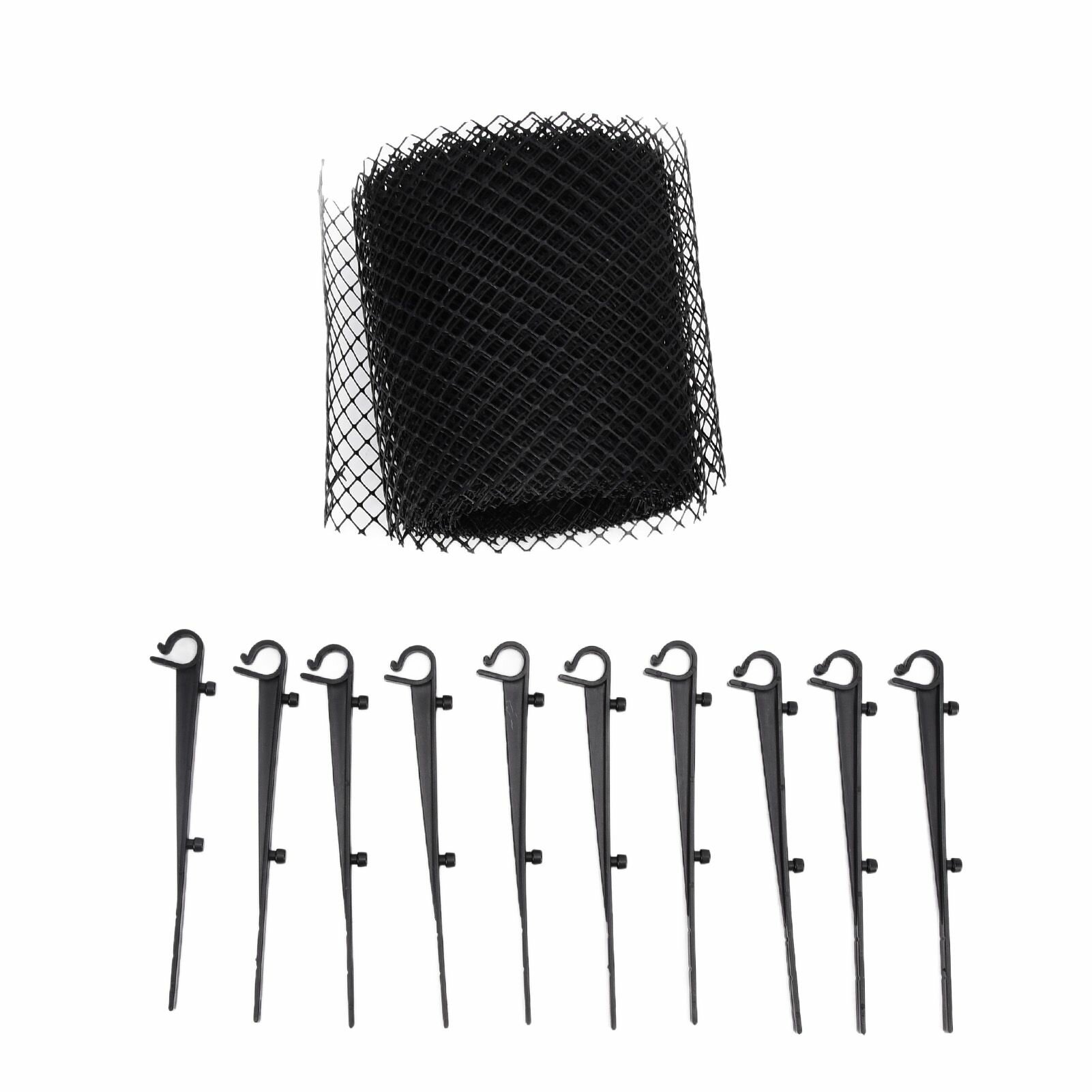 Защитная сетка для слива 600x15 см пластиковое ограждение от листьев и мусора