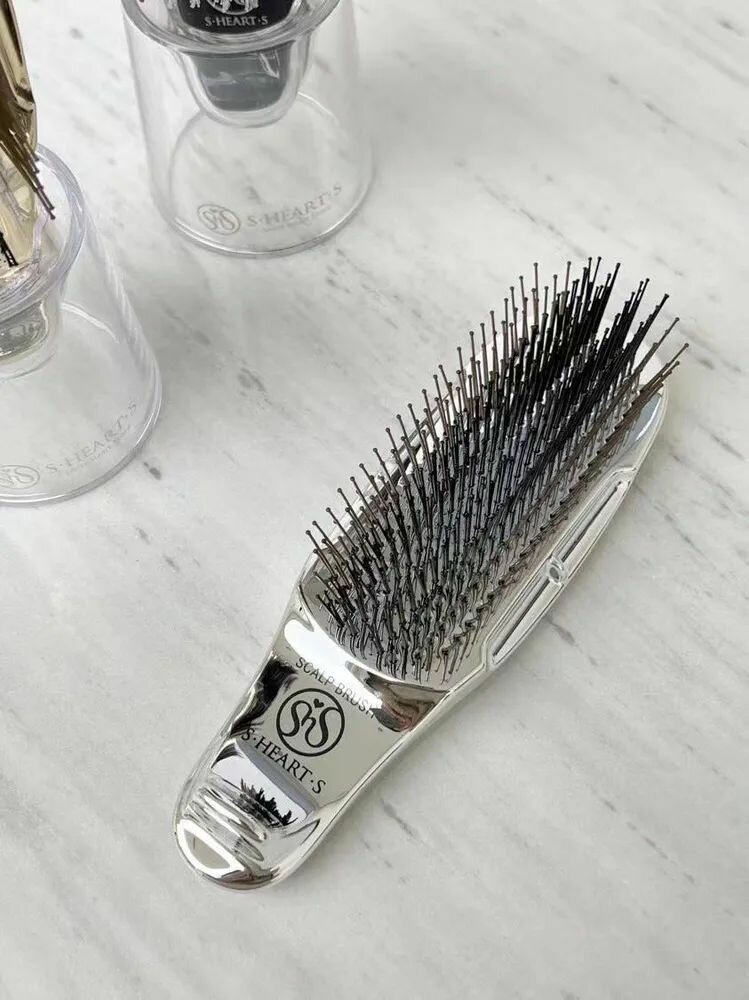 Японская расческа Scalp Brush PREMIUM (набор с чехлом).