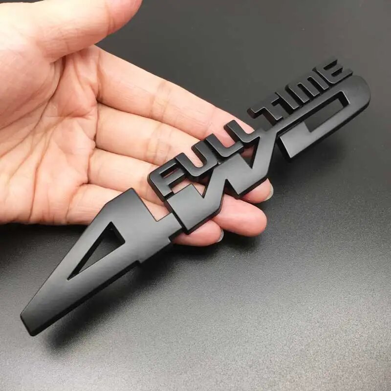 4WD FULL TIME новые 3D металлические автомобильные наклейки для Jeep Toyota Ford VW Subaru Стильные наклейки аксессуары 1