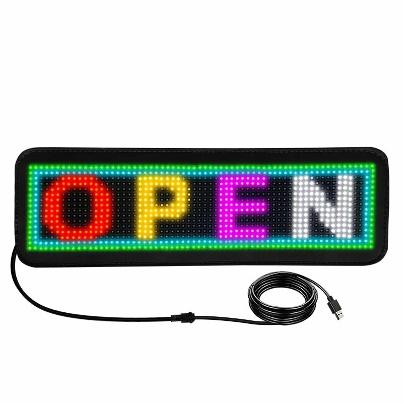 Рекламный светодиодный экран I-LEDSHOW P5-S1664RGB S1664-Store 39X11 CM