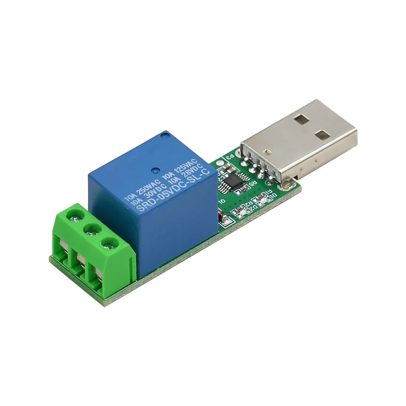 WC 1-канальный релейный модуль HID USB 5В