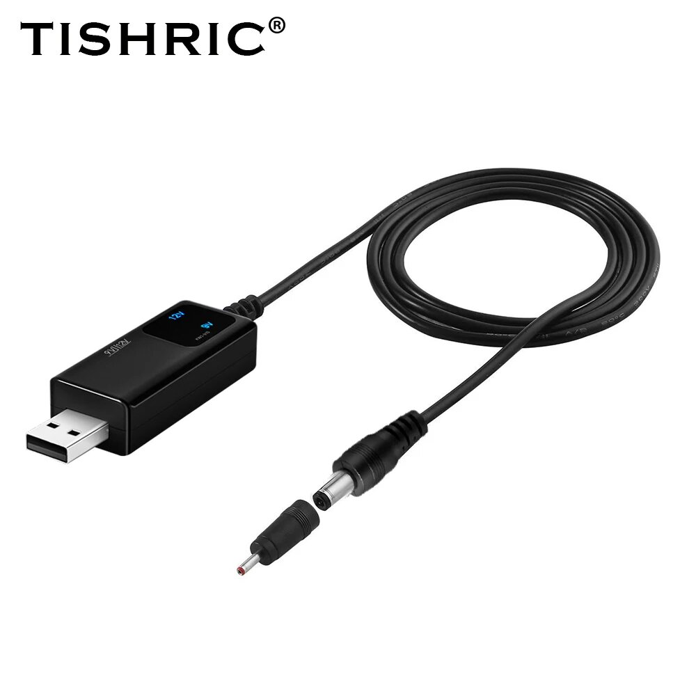 Кабель питания TISHRIC USB DC 12В/9В/5В, kws-910