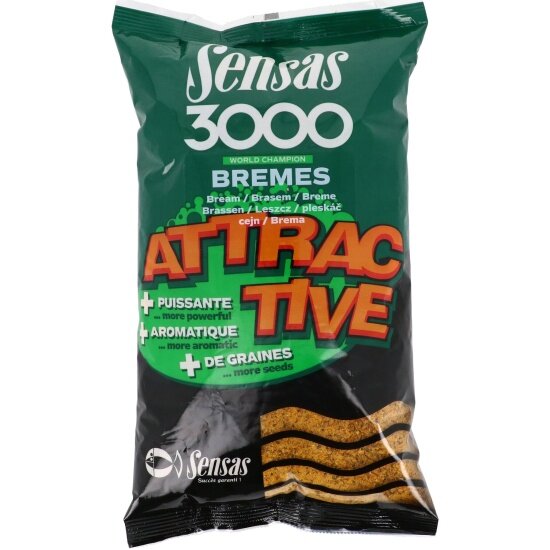Прикормка Sensas 3000 ATTRACTIVE Bremes 1кг SE-13882