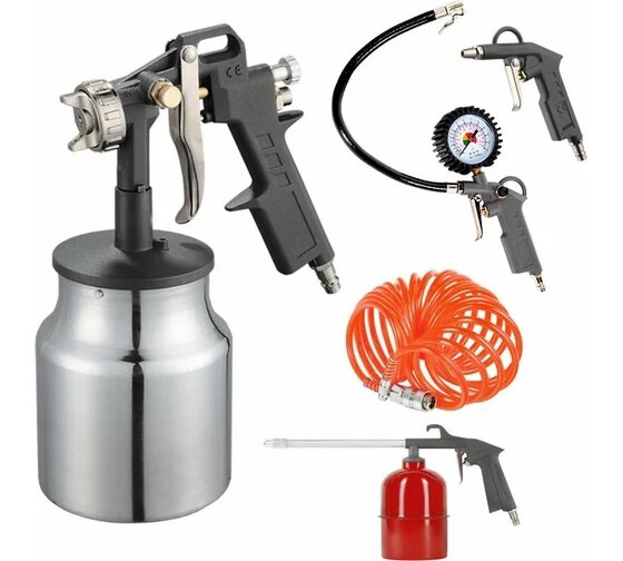 Набор пневмоинструмента "PATRIOT" KIT 5В, 5 предметов