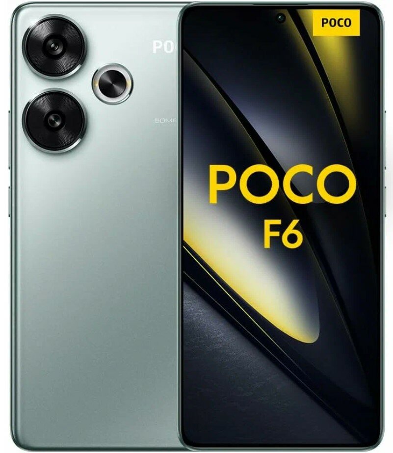 Смартфон Xiaomi Poco F6 5G 12/512Gb Global Version Green, зеленый