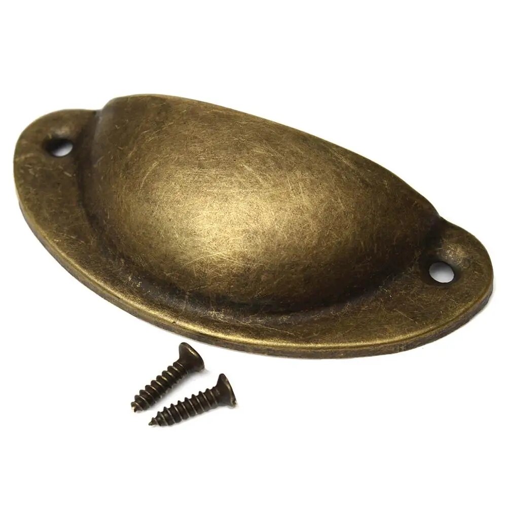 Винтажные ручки для шкафов, Yellow Bronze