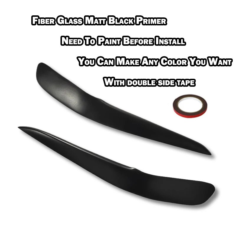 C стиль, углеродное волокно, накладка на фару, веко для Toyota Altezza 1999- 2004, Matt black primer