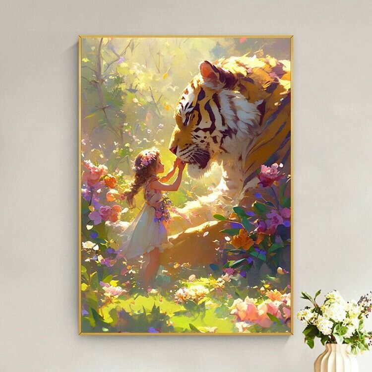 Вышивка крестом, набор для вышивания крестом, канва 11CT 60x80 см, полная зашивка (без подрамника, без рамы)