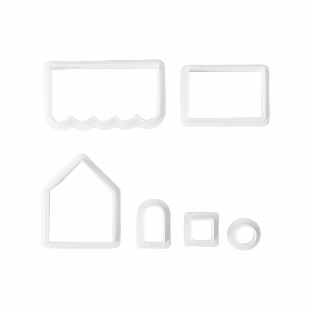 Рождественский пряничный домик своими руками, Форма для вырезания печенья-Маленькая