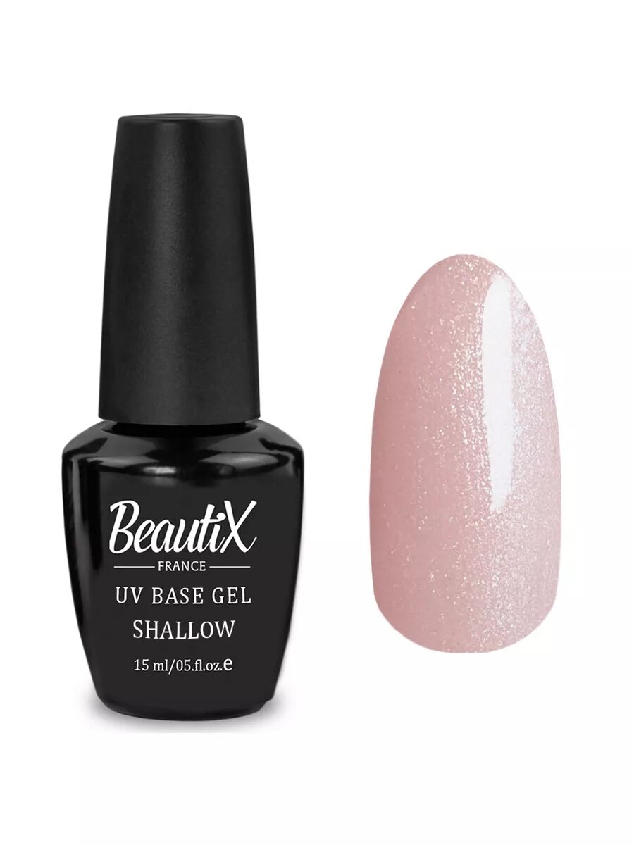 Камуфлирующее базовое покрытие Beautix UV Base Gel "Shallow", 15мл