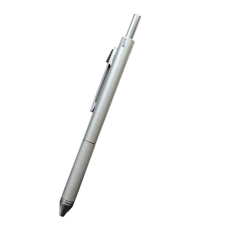 Металлическая многоцветная ручка 4 в 1 Gfit Silver pen