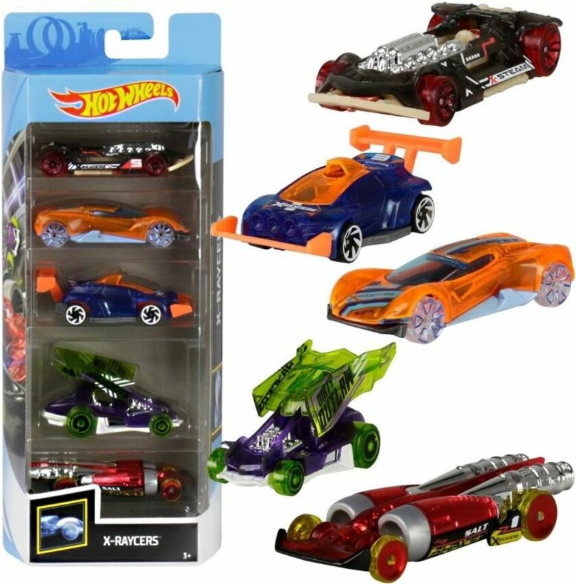 Набор машинок Mattel Hot Wheels Всемирно известный автомобиль, базовая, 1806_GHP59, 5 шт
