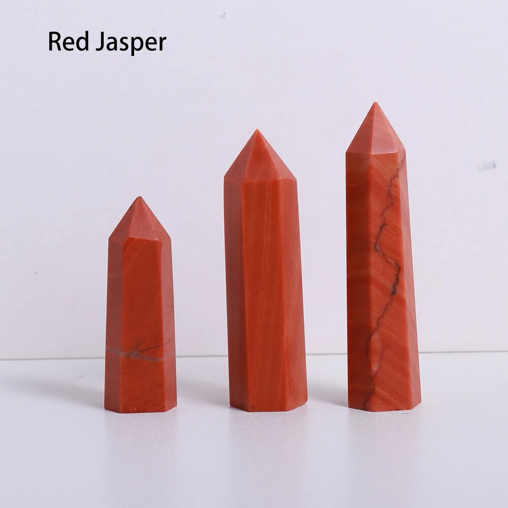 Набор кристаллов Apengshi Красный, 5-6cm, Red Jasper