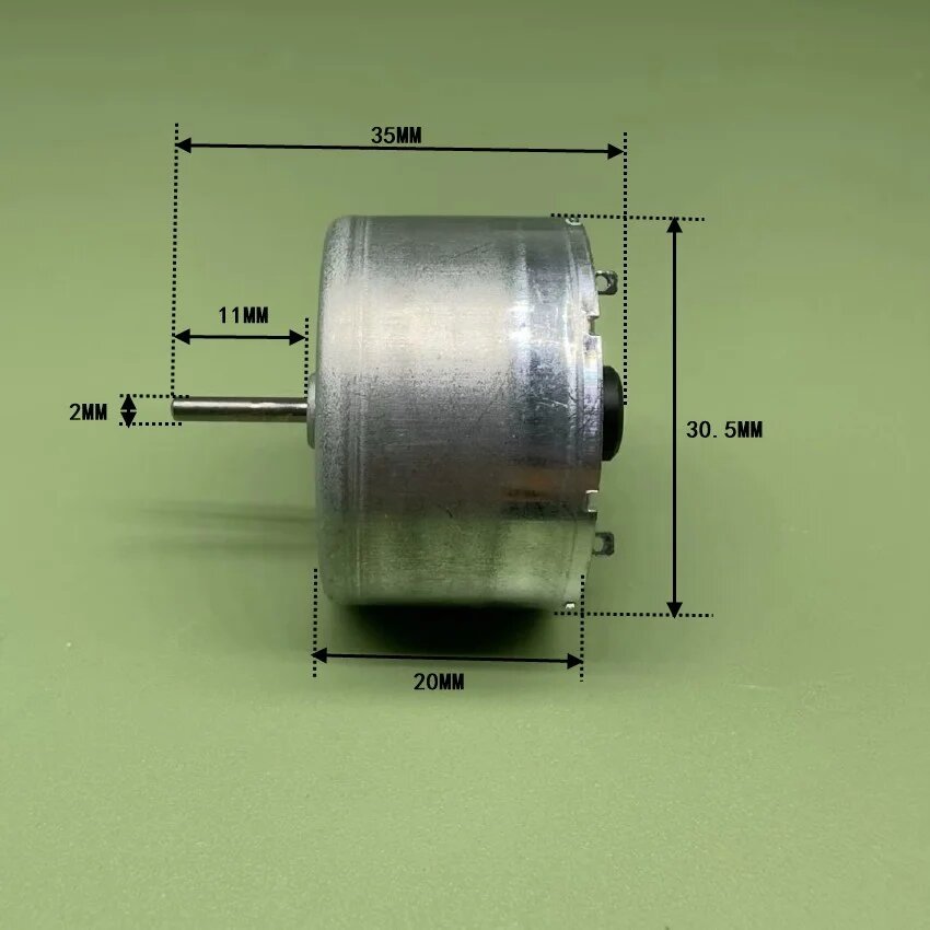 Маленький круглый микро-двигатель MITSUMI, 30 мм, 6-12 В постоянного тока, 5100 об/мин, с низким уровнем шума, для увлажнителя/ароматизатора/сигнализации