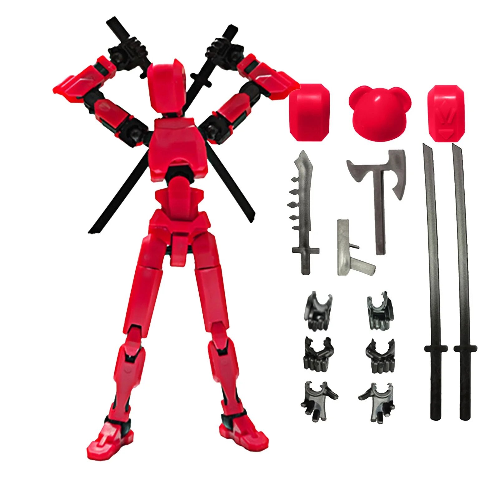 Фигурки Titan T13 Lucky Dummy 13 Робот Аниме Фигурки Игрушки-фиджет для мальчиков Игрушки для сенсорных игр при аутизме