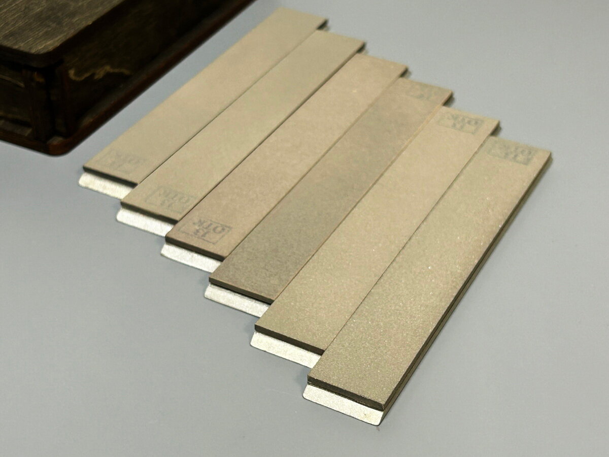 Комплект из 6 алмазных брусков VID, MS-1, C100%, 25мм в шкатулке 160/125, 100/80, 50/40, 28/20, 14/10, 7/5