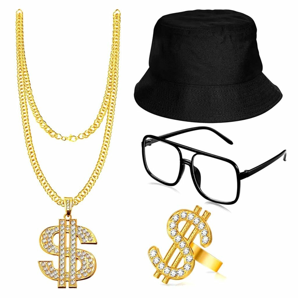 Костюмные аксессуары для хип-хопа 80-90-х