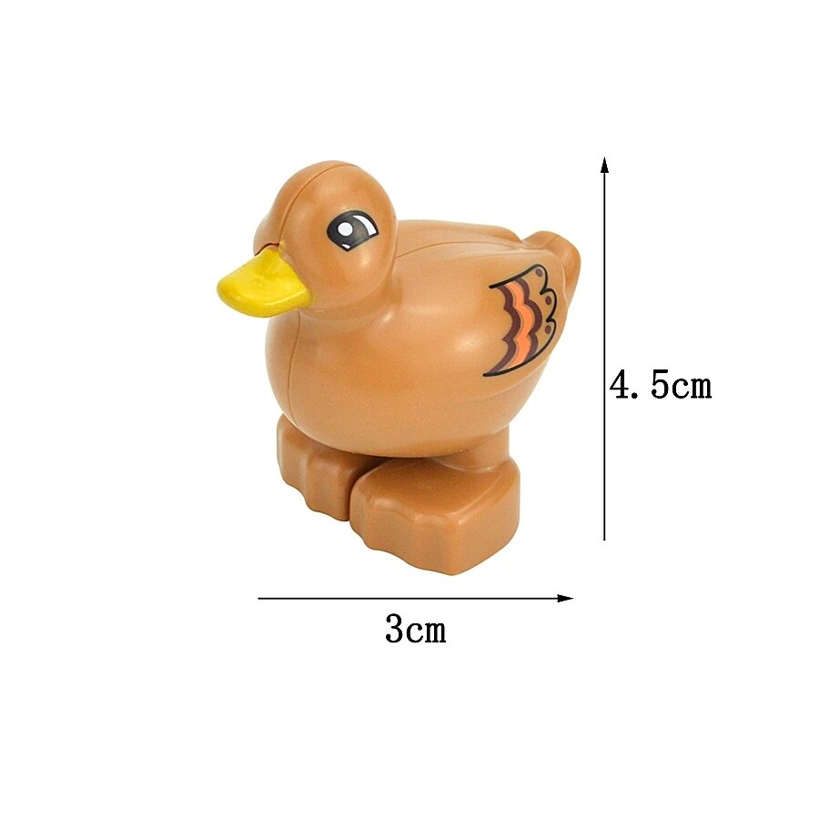 LEDUO Большие строительные блоки пластик набор животных для взрослых Duck B